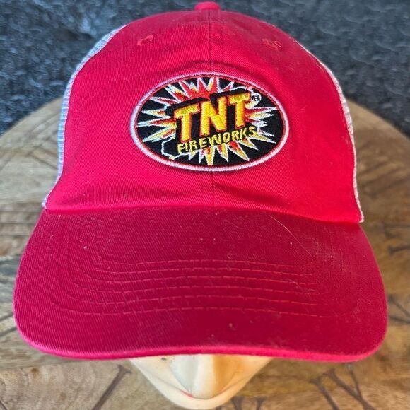 Accessories | Tnt Fireworks Red White One Size Adjustable Baseball Cap ...